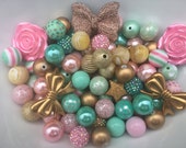 Unique chunky beads related items | Etsy