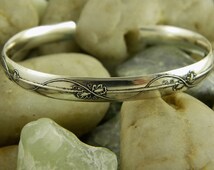 Unique embossed bracelet related items | Etsy