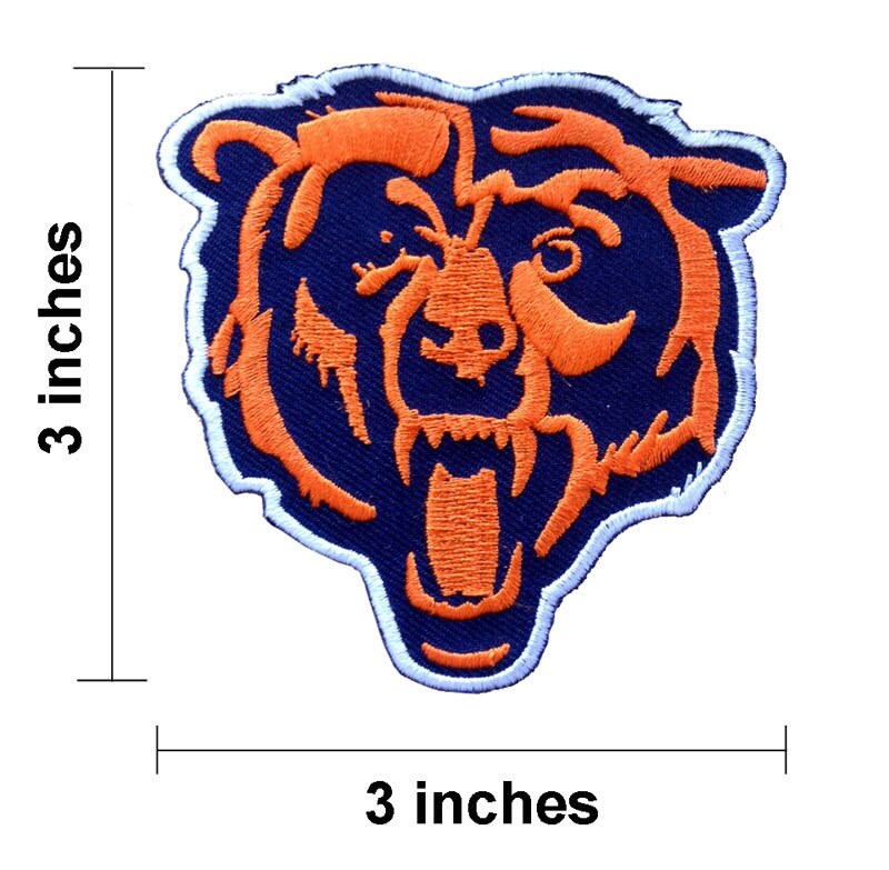 Chicago Bears Logo Embroidered Iron Patches by noieasyshop on Etsy