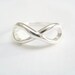 Sterling Silver Infinity Ring Large Infinity by PKayDee on Etsy