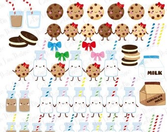 Milk and cookies sweets clipart clip art milk biscuits