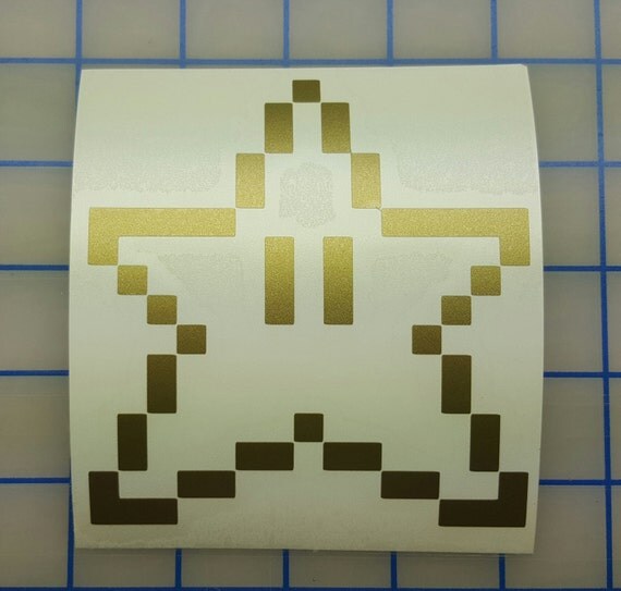 Nintendo Mario Brothers 8 Bit Power Star 16 colors