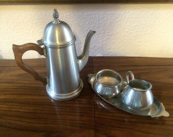 Pewter tea pot | Etsy