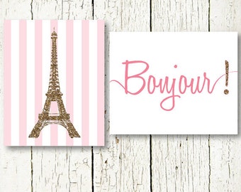 Bonjour sign | Etsy