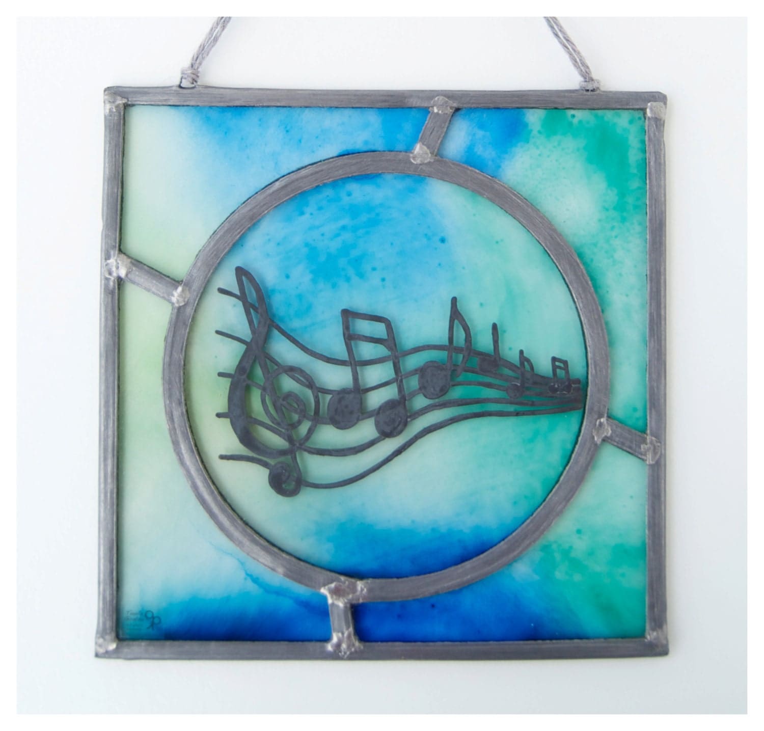 Music Stained Glass Musical Notes Treble clef Window
