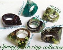 Popular items for resin rings on Etsy