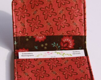 Brown floral fabric | Etsy