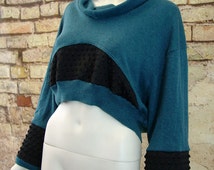 Unique cowl neck sweater related items | Etsy