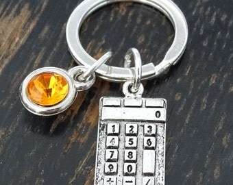 Calculator keychain | Etsy