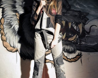 Items similar to Denim tutu overalls on Etsy