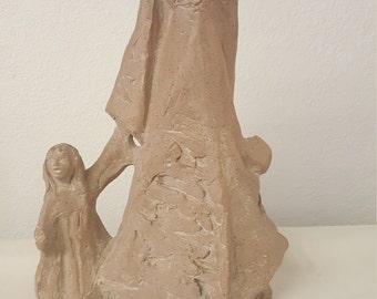 Mother child statue | Etsy