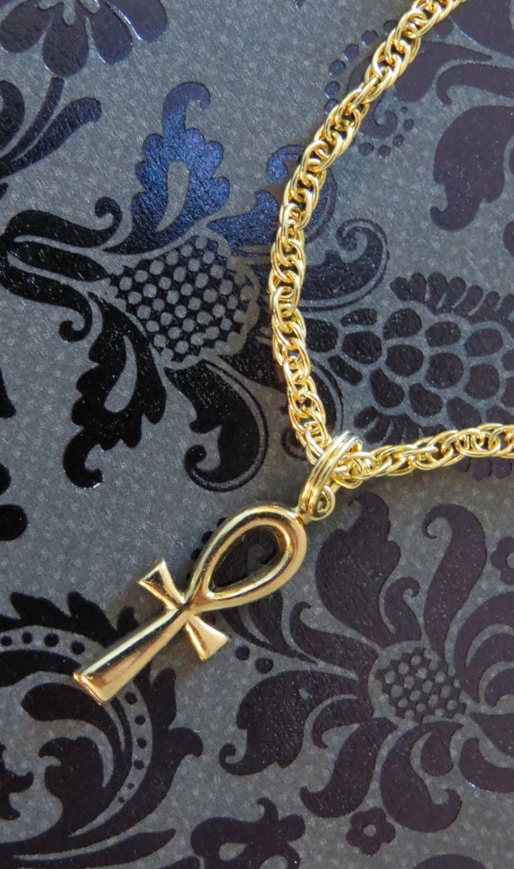 Cleopatra Ankh Egyptian Eternal Cross Anklet by NostalgicCharm