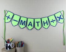 Unique math classroom decor related items | Etsy