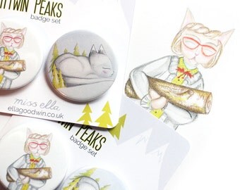 Cat Fridge Magnets crazy cat lady obsessive cat by ShopMissElla