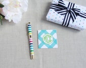 Modern and Classic Personalized Stationery by MeredithColliePaper