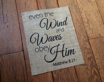 Even the waves obey | Etsy