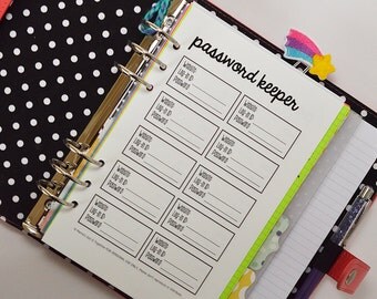 Password keeper | Etsy