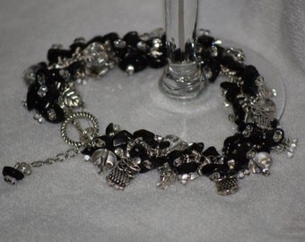 Items similar to Blue Jeans and Copper Jangle Bracelet on Etsy