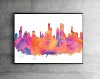 Watercolor poster | Etsy