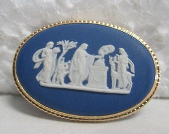 Wedgwood brooch | Etsy