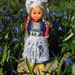 Small Vintage Souvenir Doll in Traditional Costume of Volendam