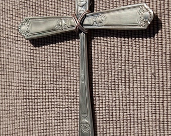 Items similar to Custom Silverware Cross, PERSONALIZE ME on Etsy
