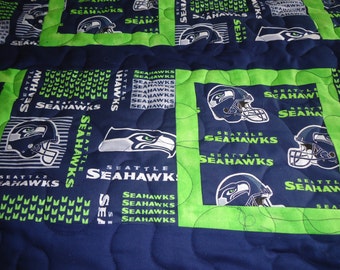 Seahawks quilt | Etsy
