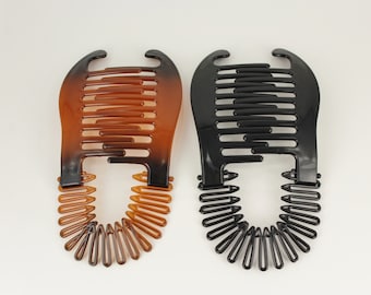 Tortoise hair comb | Etsy