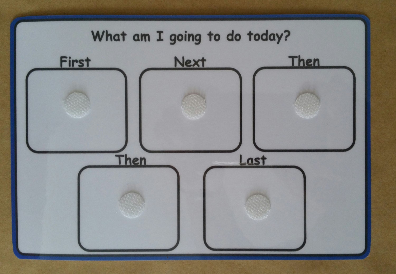 5 Step Sequencing Visual Support Visual Aid for