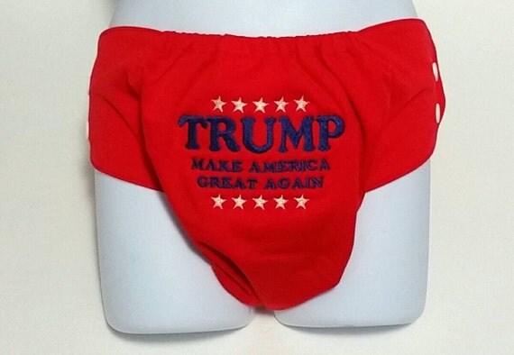 Items similar to CLEARANCE - Donald Trump Cloth Diaper - Election Nappy ...