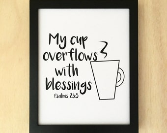 My cup overflows | Etsy