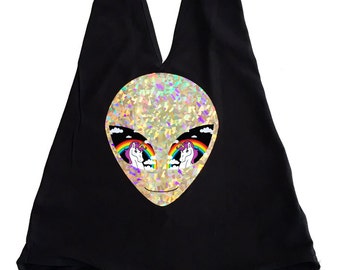 Holographic bodysuit | Etsy