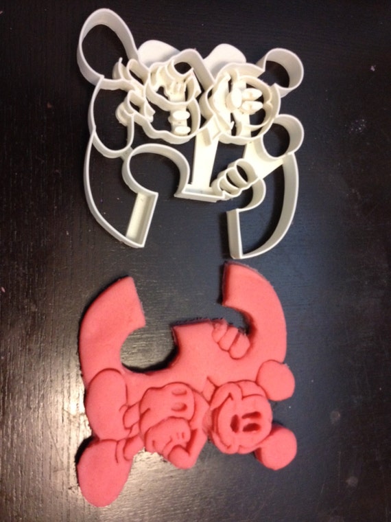 Mickey Mouse Cookie Cutter For Your 3rd Year Birthday. Number