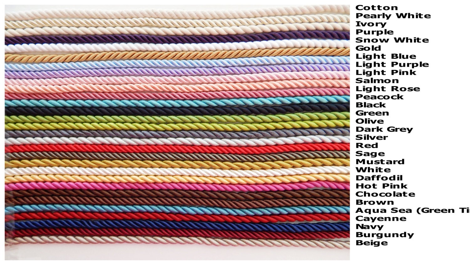 Cord of Three Strands Rope Wedding Unity by UnityWeddingBraids