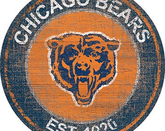 Chicago bears sign | Etsy