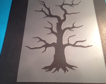 Tree stencil | Etsy