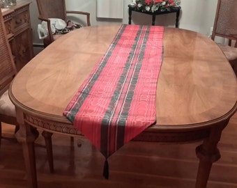 Tartan table runner | Etsy