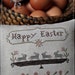 Easter Sampler&Happy Easter Pinkeep / Primitive cross stitch