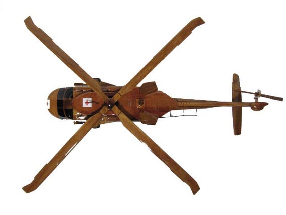 UH-60 UH-60A L Blackhawk Dustoff Medevac Helicopter Mahogany
