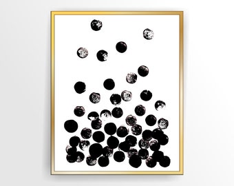 Abstract dots | Etsy