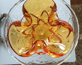 Amber candy dish | Etsy
