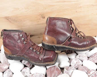 Wooden sole boots | Etsy