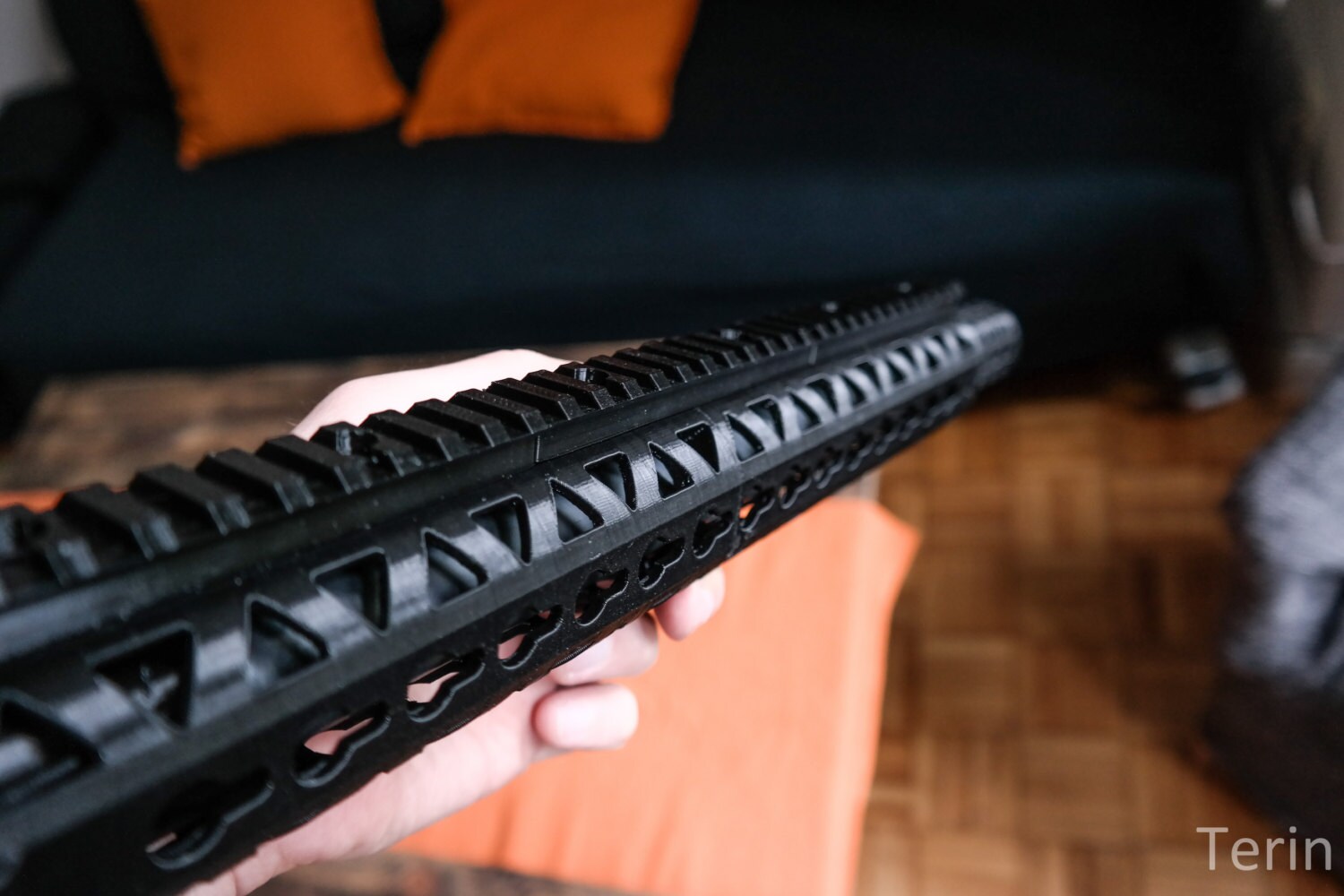 Nerf Blaster Custom AR-15 Key Mod Handguard