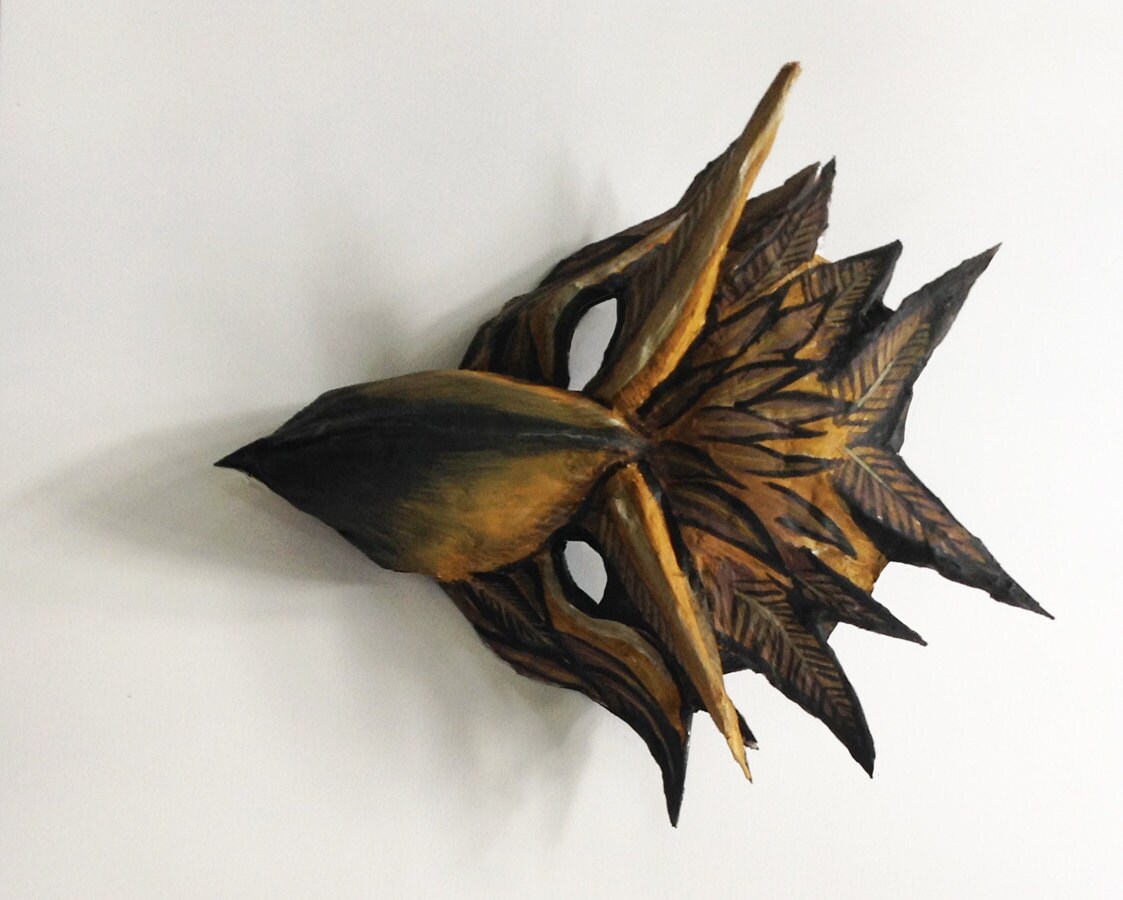 Hawk Mask mask bird of prey bird mask unique mask paper