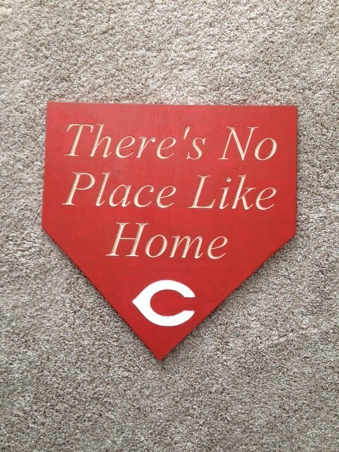 Personalized Home Plate Wood Sign . Baseball Sign