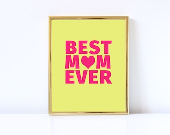Best mom ever sign | Etsy