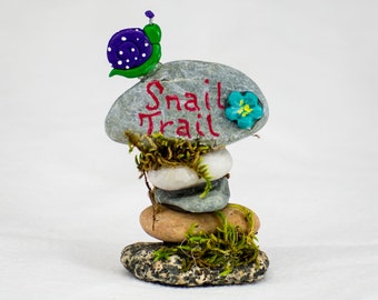 Fairy garden snails | Etsy