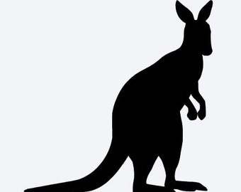 Kangaroo decal | Etsy