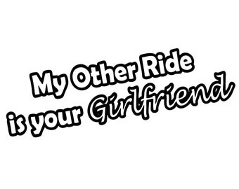 My other ride decal | Etsy