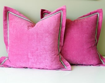 Fuchsia pillow | Etsy
